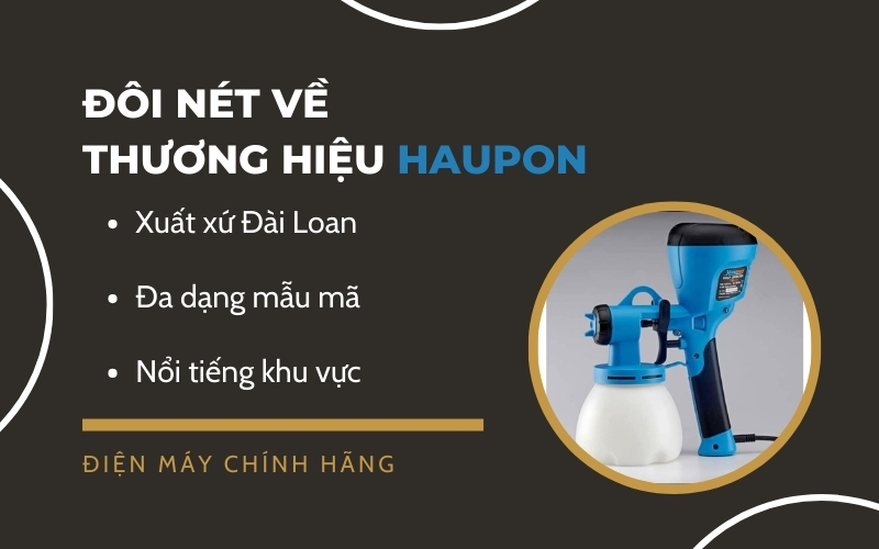 Máy Phun Sơn Haupon Có Thực Sự Tốt Như Lời Đồn