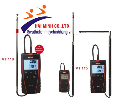 Máy đo tốc độ gió lưu lượng gió KIMO VT115,KIMO VT115
