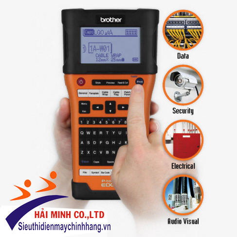 Review máy in nhãn cầm tay Brother PT- E300